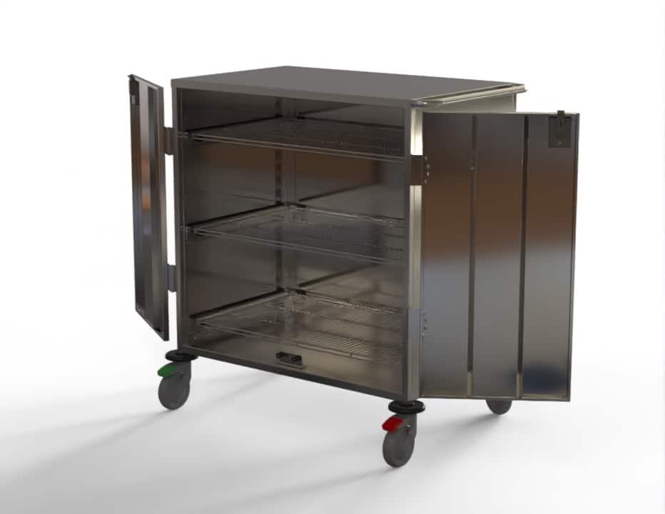 SP398.15 - CSD Case Cart - For Trolley Wash System - Adjustable Height ...