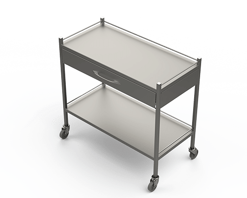 SS10 - 1 Drawer Dressing Trolley - Emery Industries
