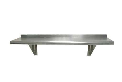SS901.3-SB - Wall Mounted Stainless Steel Shelf with Splash Back ...